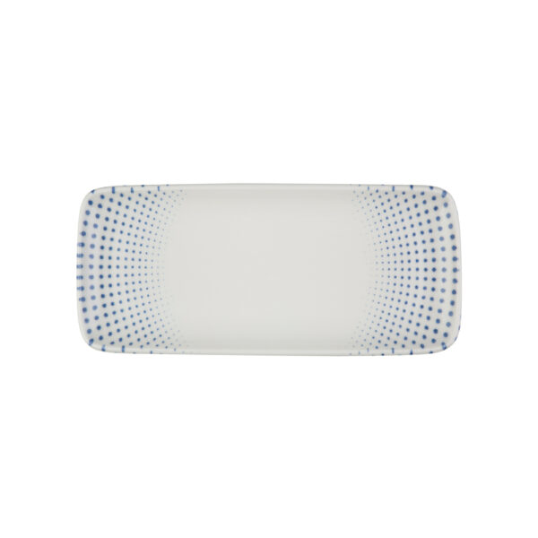Harmony Blue Quadro 22 cm Rectangle Plate - انسي السروري